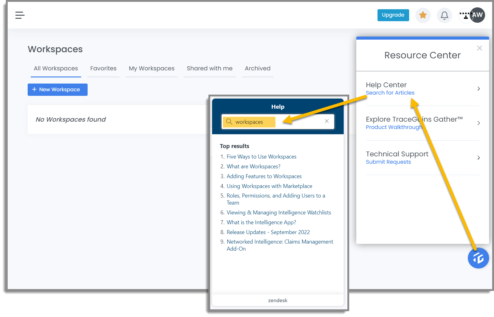 Workspaces Use Cases – TraceGains Gather® Help Center