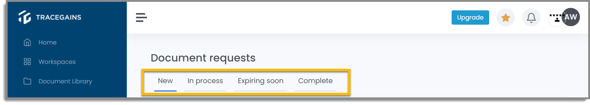 Document Requests – TraceGains Gather® Help Center