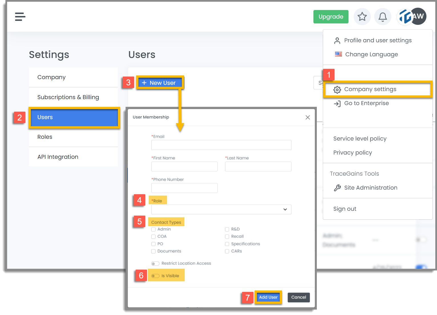 Roles, Permissions, and Adding Users to a Team – TraceGains Gather ...