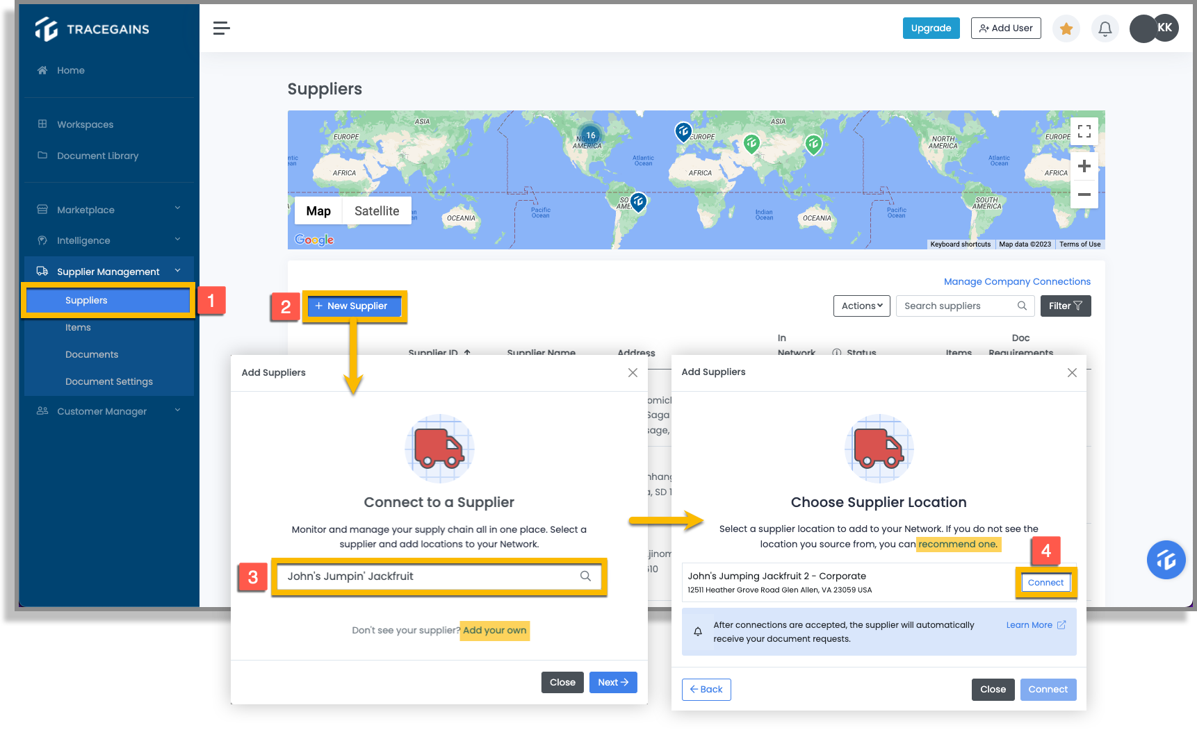 Add Suppliers in Supplier Management Pro – TraceGains Gather® Help Center