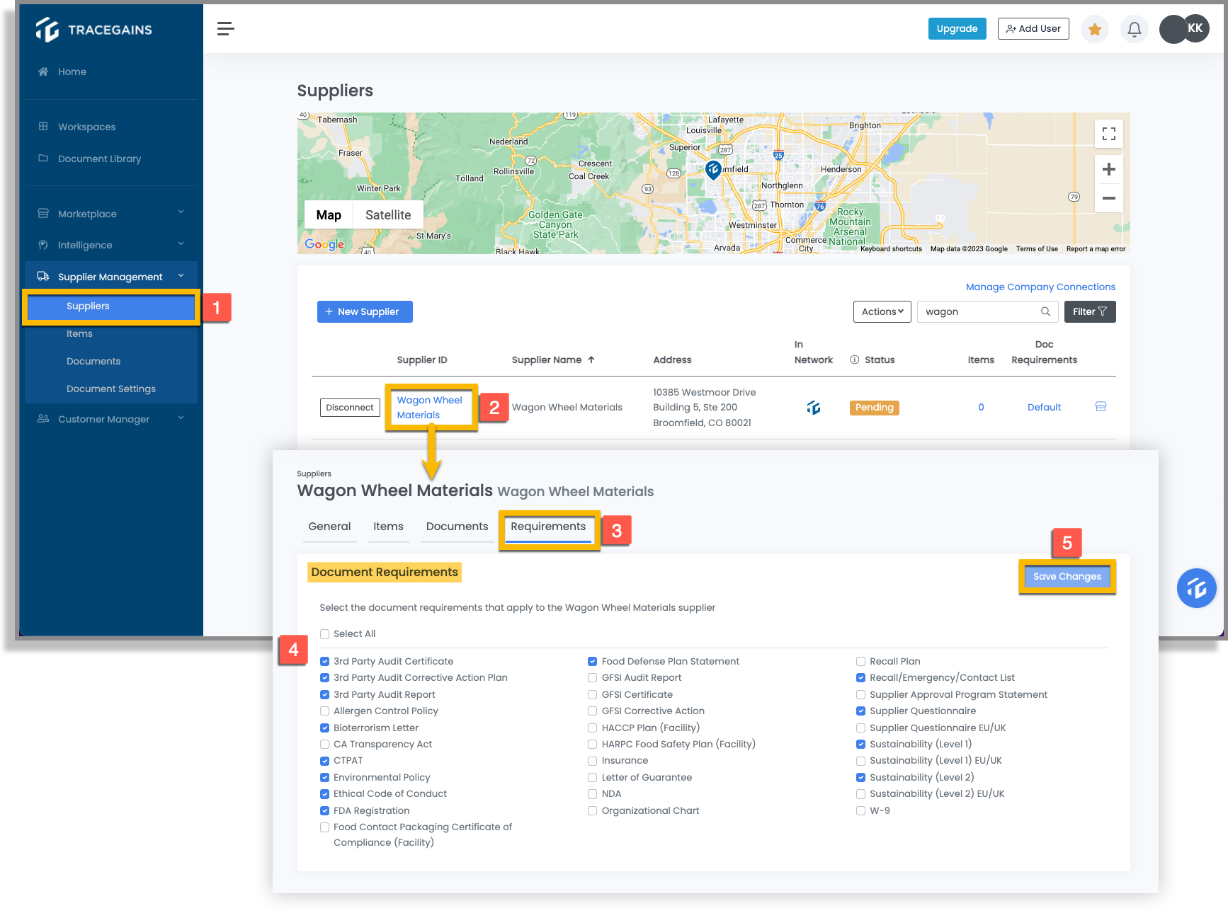 Set Up Document Requirements in Supplier Management Pro – TraceGains ...