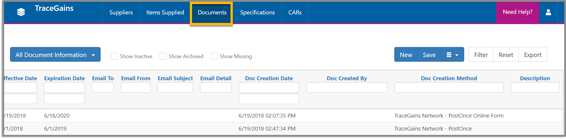 Access Customer Sites – TraceGains Gather® Help Center