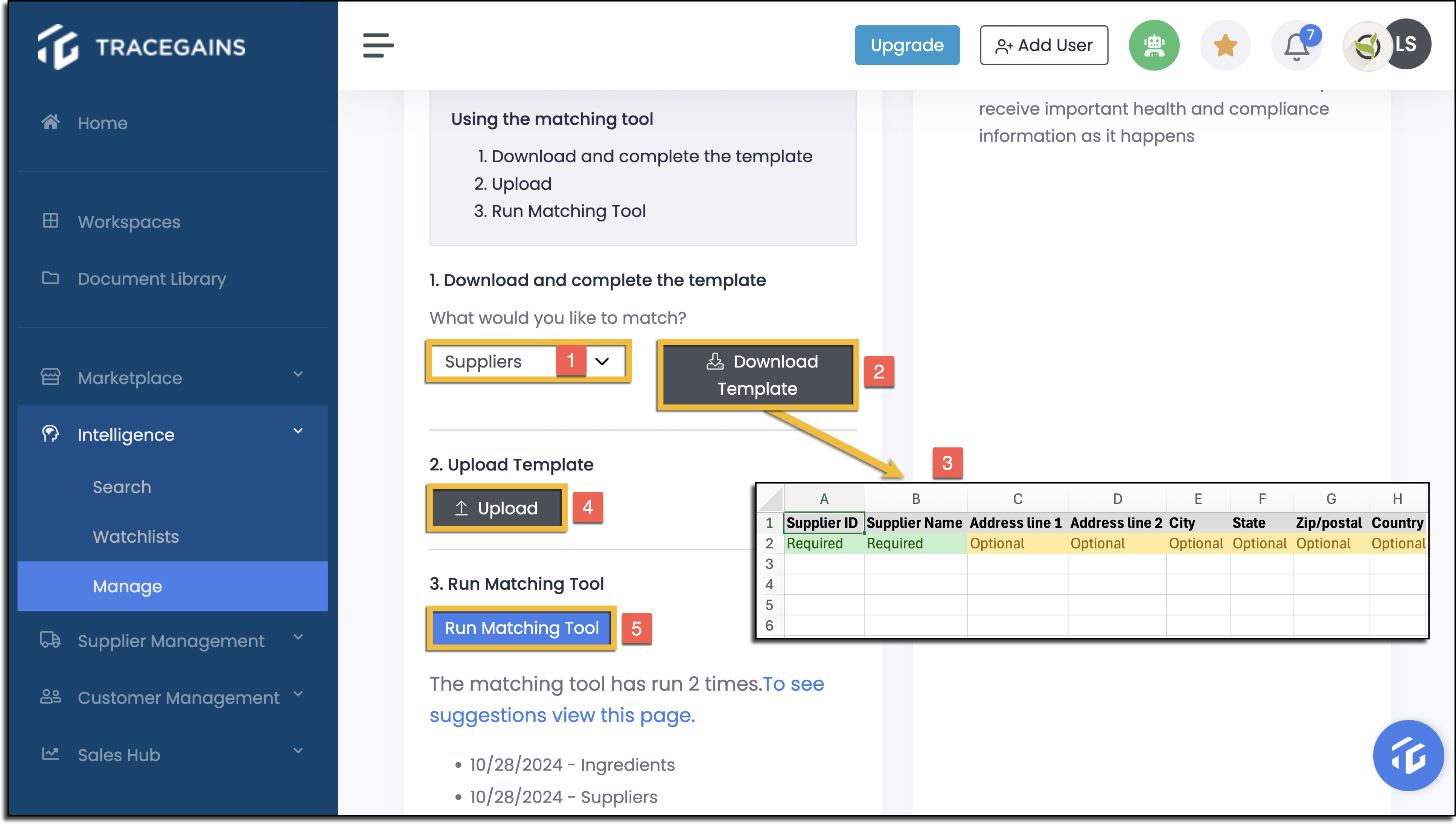 Automating Supplier and Ingredient Monitoring – TraceGains Gather® Help ...